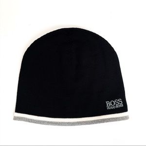 Hugo Boss | Accessories | Boss Hugo Boss Logo Classic Beanie Os | Poshmark